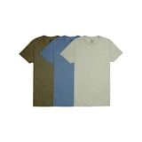 Fruit of the Loom Men's EverSoft Pocket T-Shirt Undershirts, 3-Pack ...