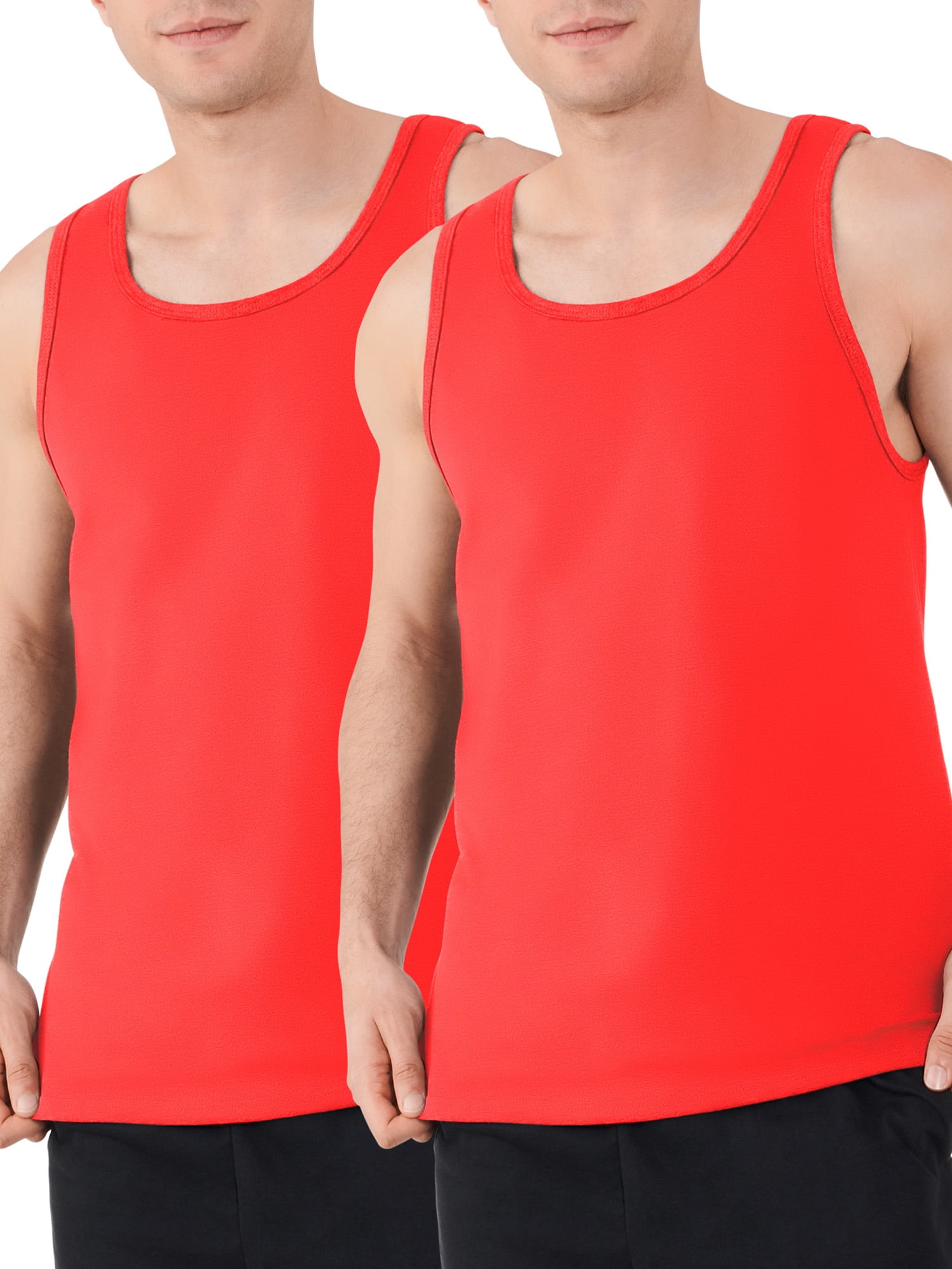 Fruit of the Loom Men's EverSoft Tank Tops, 2 Pack - Walmart.com