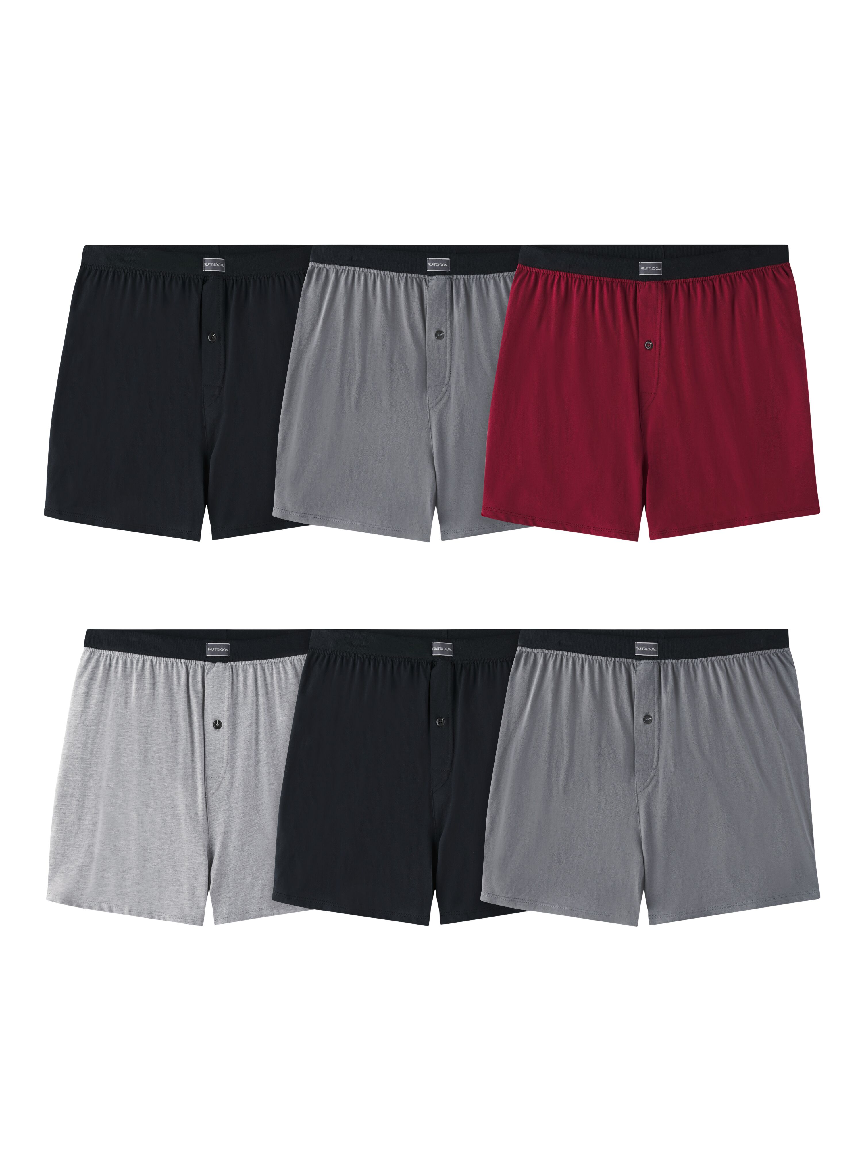 Hanes Men's Big & Tall ComfortSoft Knit Boxers, 4 Pack - Walmart.com