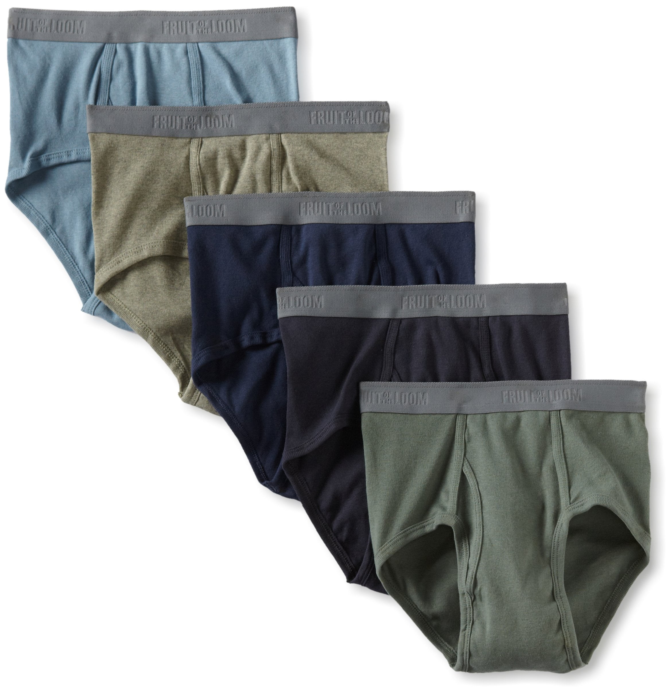 Fruit of the Loom Men's Premium Fashion Brief, Assorted Colors, Large ...