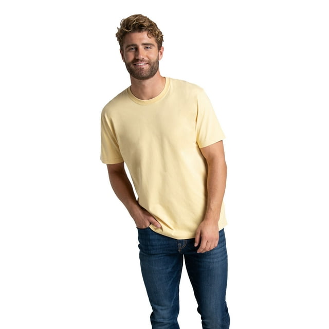 Fruit of the Loom Men's Ultra-Soft Garment Dyed Crewneck T-Shirt, Sizes S - 2XL - Walmart.com