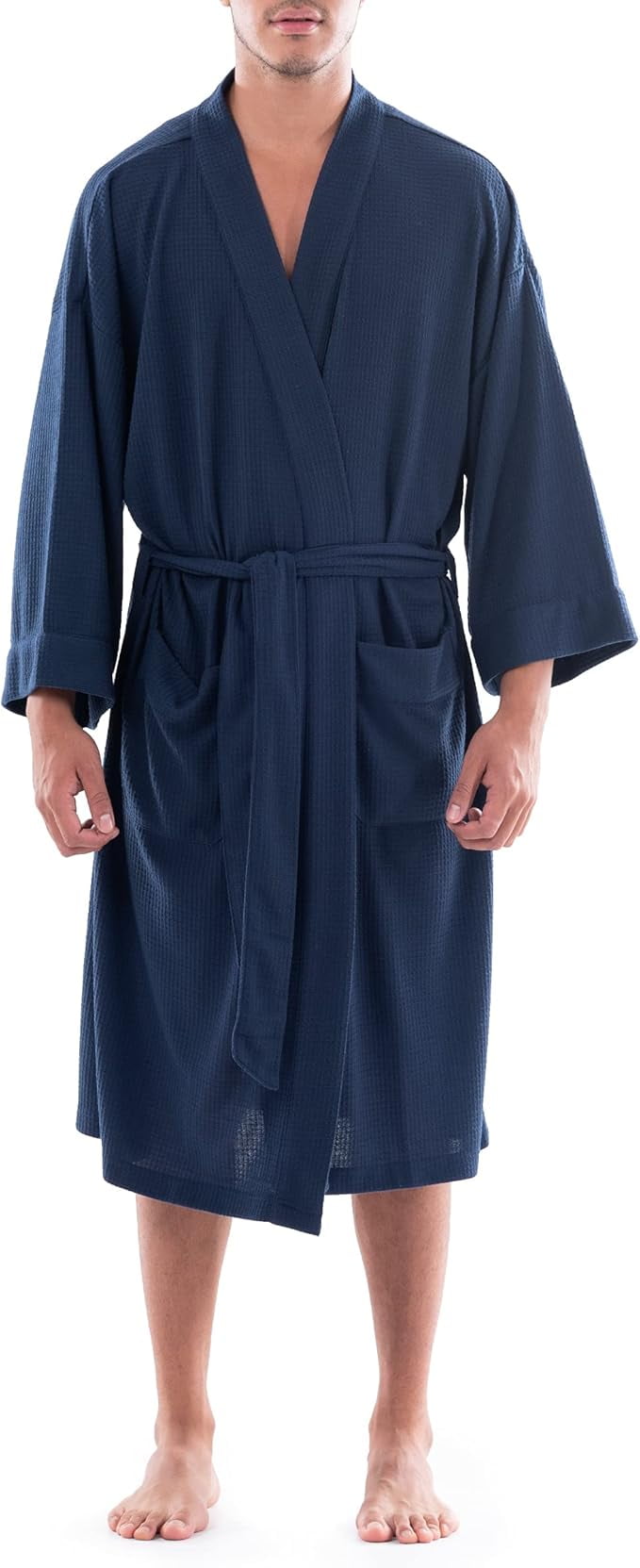 Fruit of the Loom Men's Waffle Kimono Robe - Walmart.com