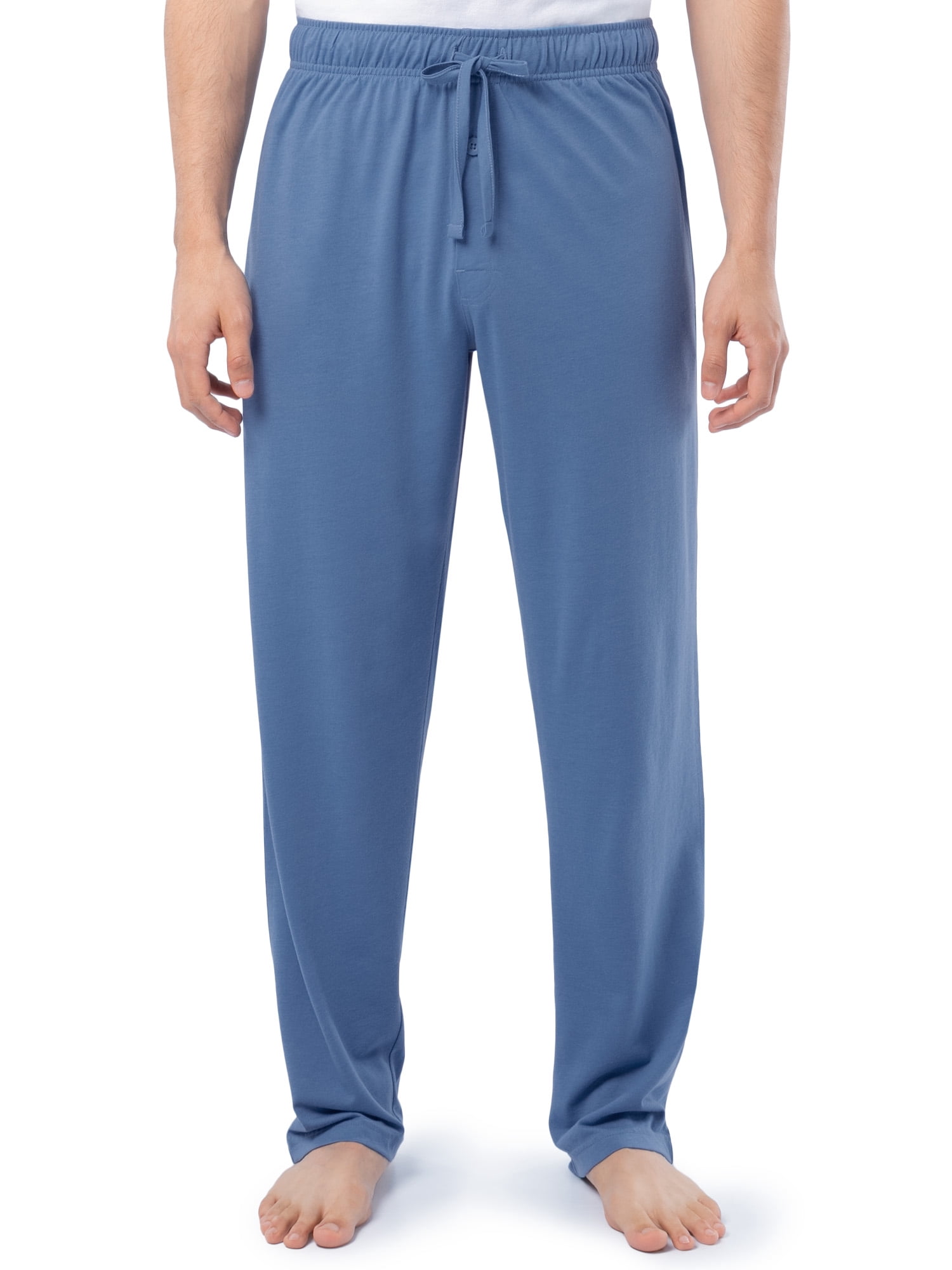 Fruit of the Loom Men's and Big Men's Jersey Knit Pajama Pants, Sizes S ...
