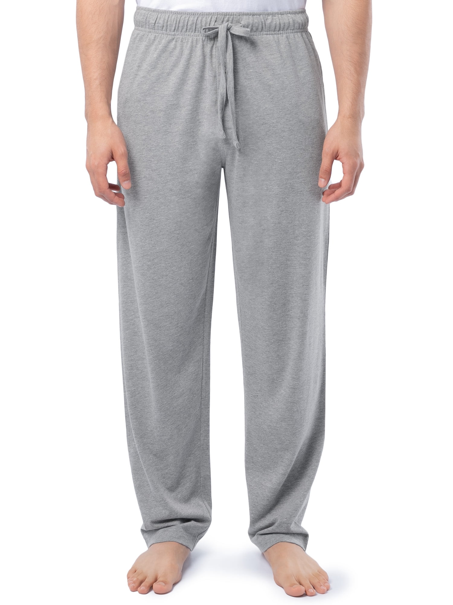Fruit of the Loom Men's and Big Men's Jersey Knit Pajama Pants, Sizes S ...