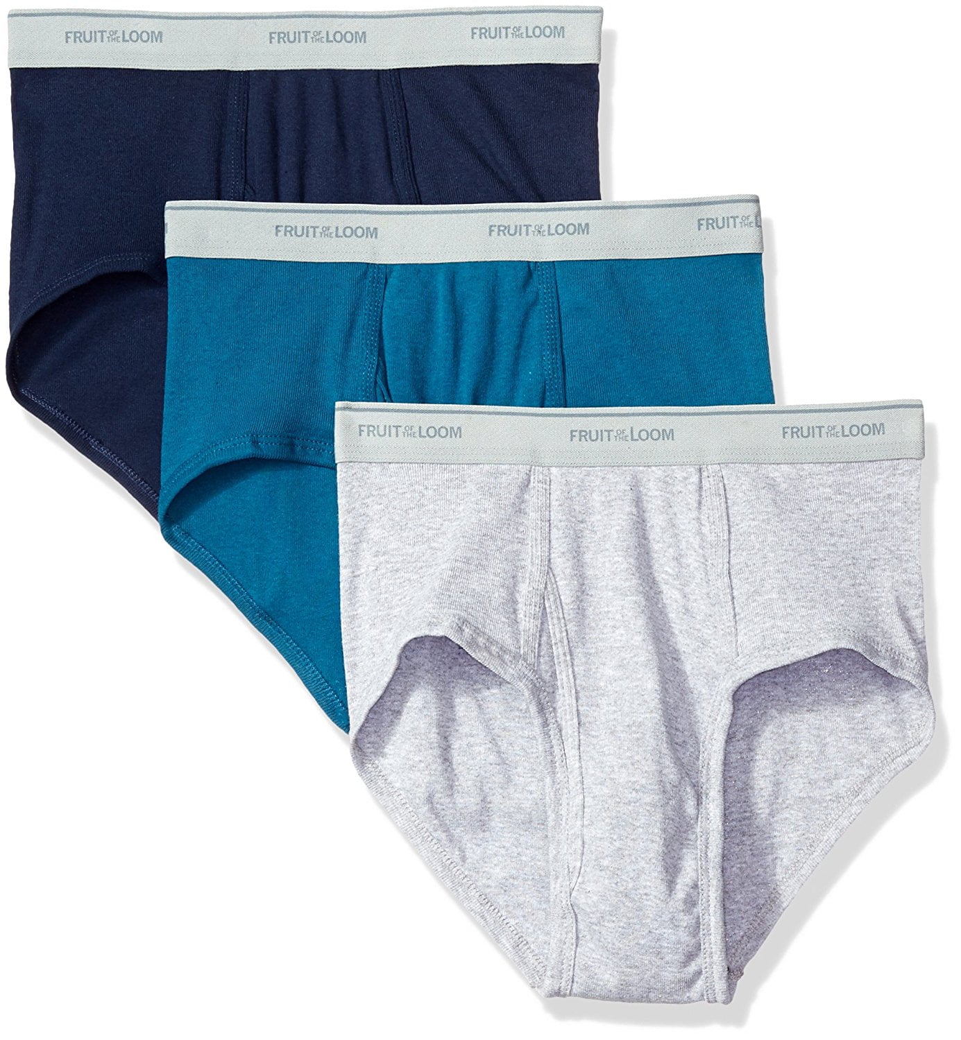 Fruit of the Loom Mens Cotton Briefs 3 Pack .S - Walmart.com