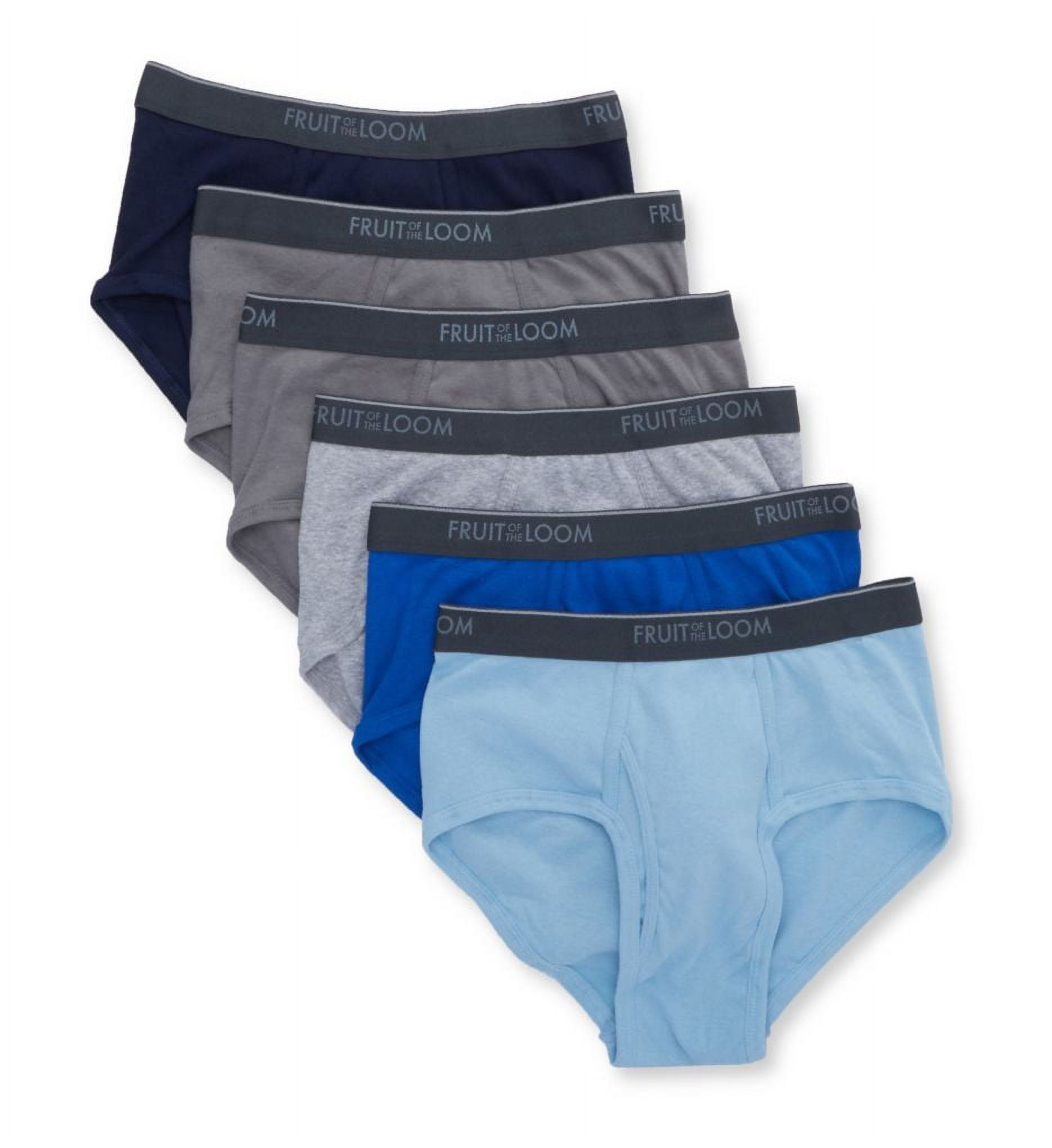 Fruit Of The Loom Men's 6 Pack Fashion Briefs - Assorted Underwear with ...