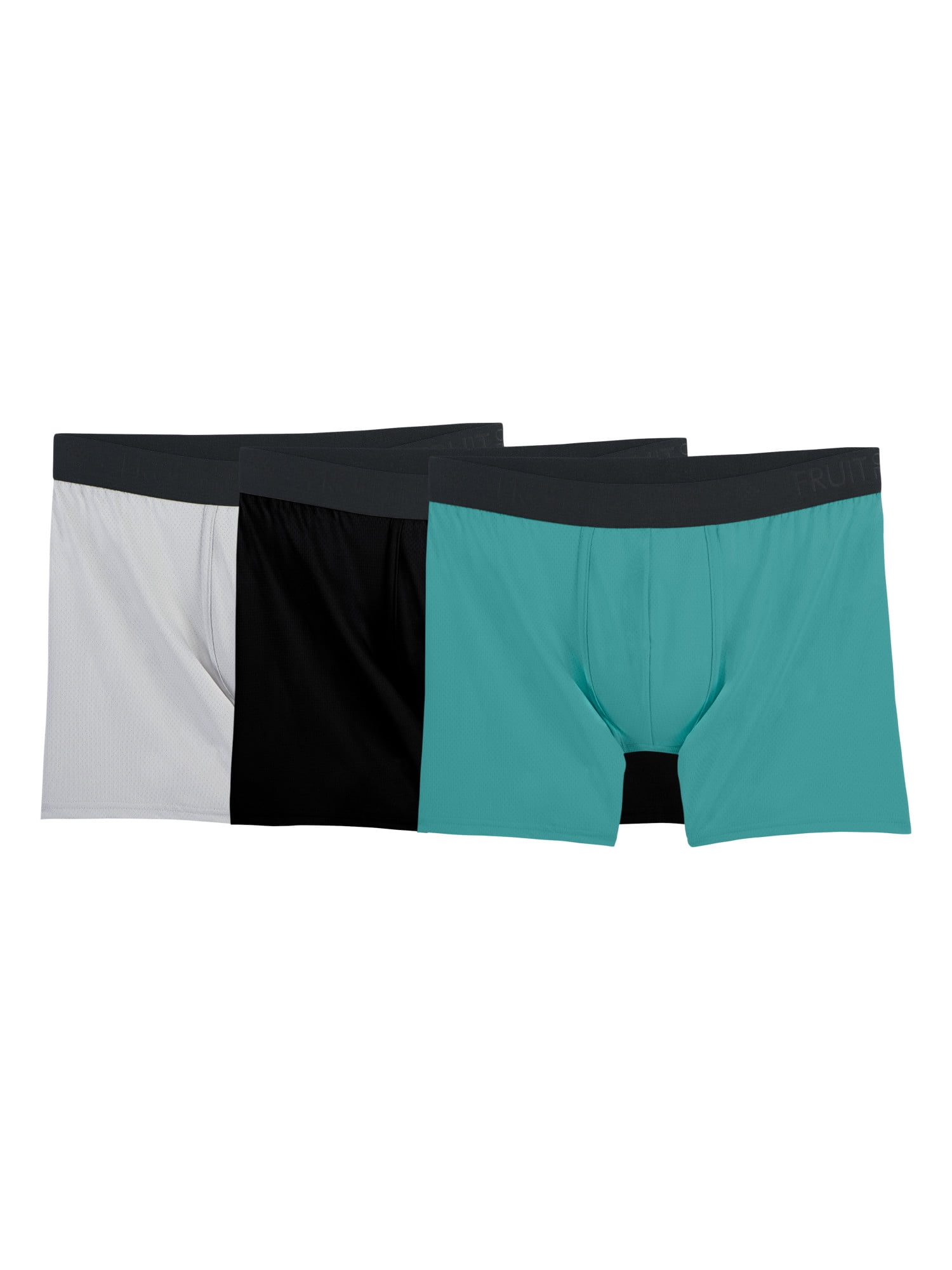 Fruit of the Loom Premium Men's Breathable Micro-Mesh Boxer Briefs, 3 ...
