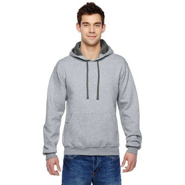 Mens 7.2 oz. Sofspun Hooded Sweatshirt SF76R (2 PACK) - Walmart.com