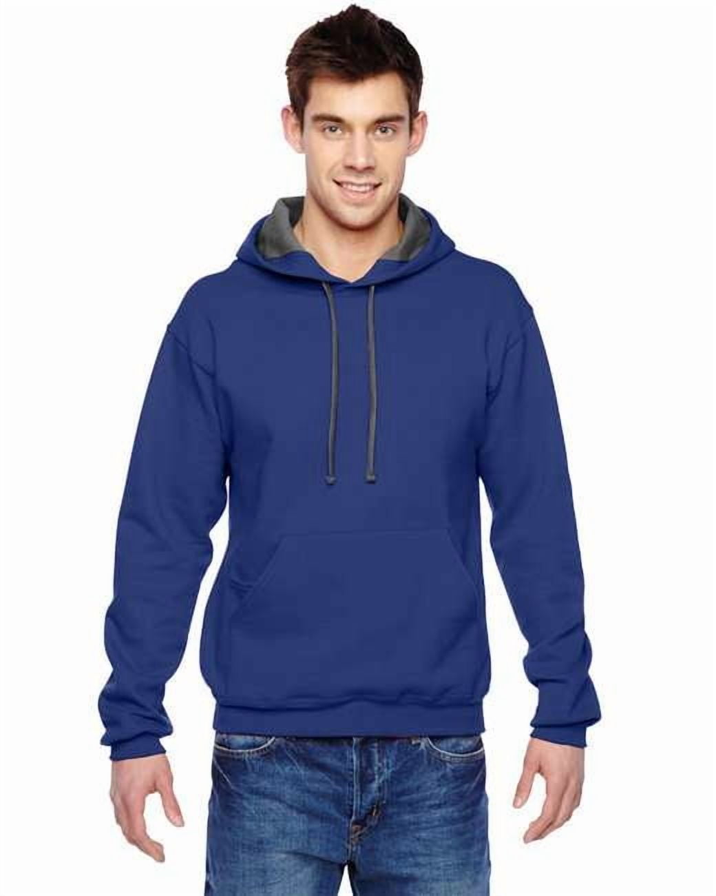 Fruit of the Loom Sofspun Hooded Full-Zip Sweatshirt for Men - Walmart.com