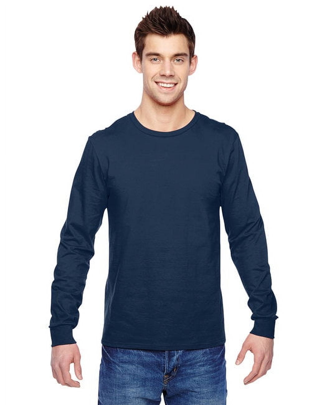 Fruit of the Loom Sofspun Long Sleeve T-Shirt for Men - Walmart.com