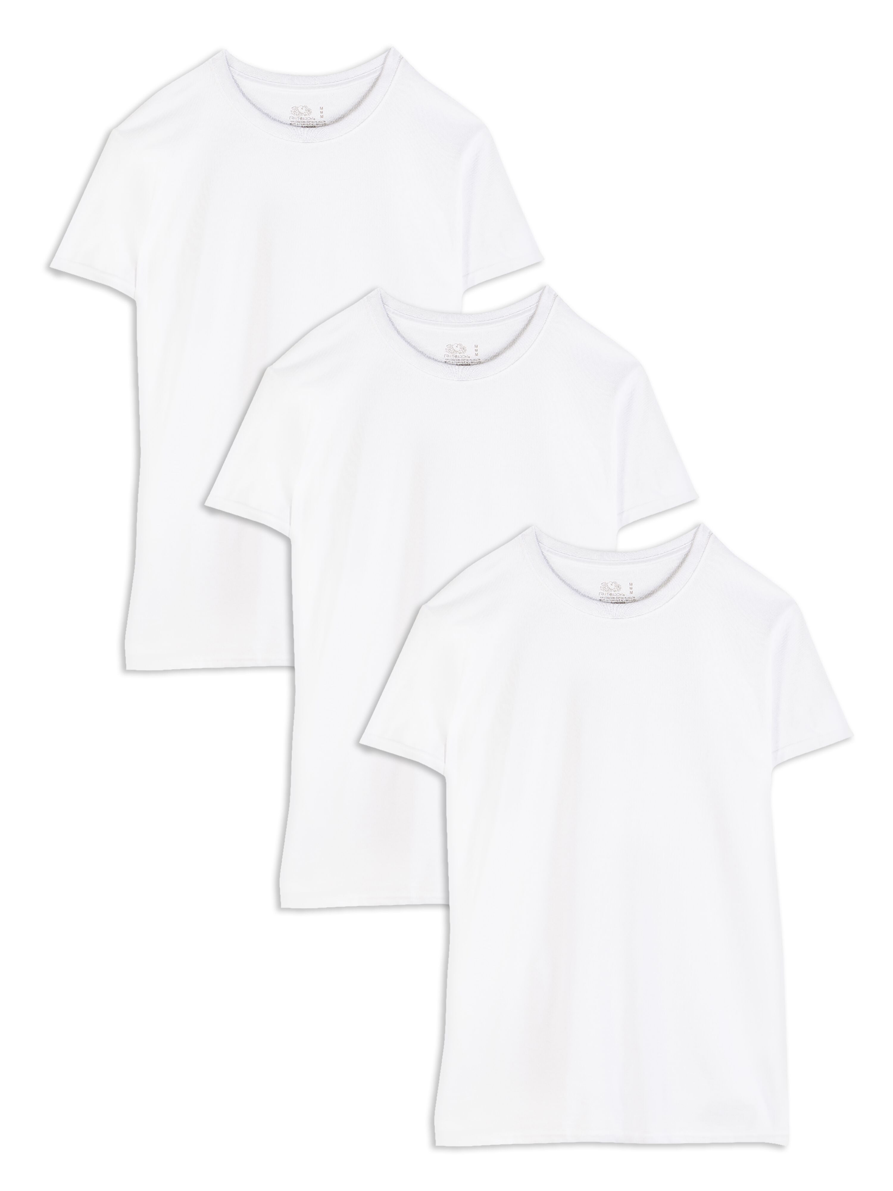 Fruit of the Loom Tall Men's Tagless Crew Undershirts, 3-Pack - Walmart.com