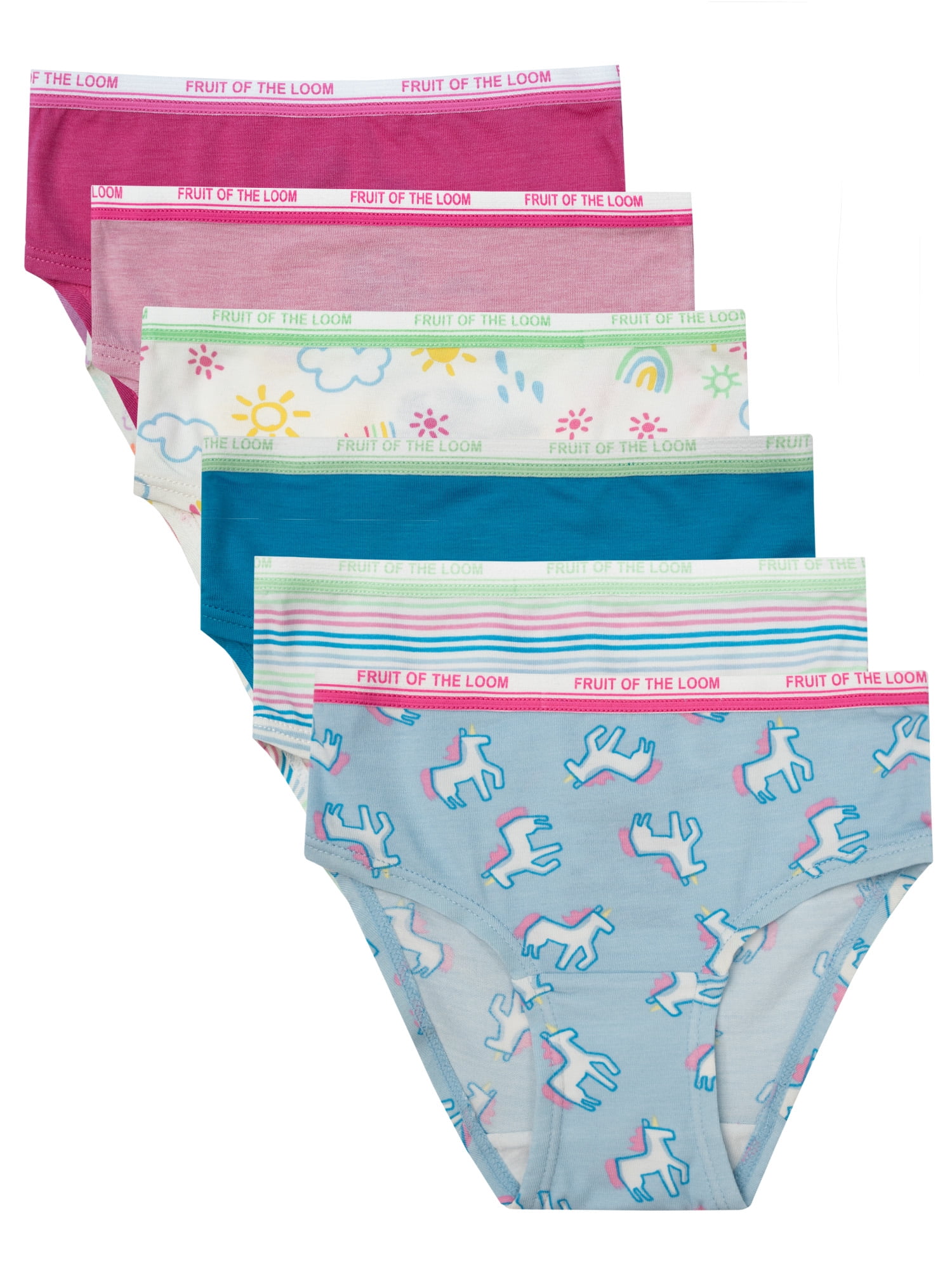 Fruit of the Loom Toddler Girl 360 Stretch True Comfort Super Soft ...
