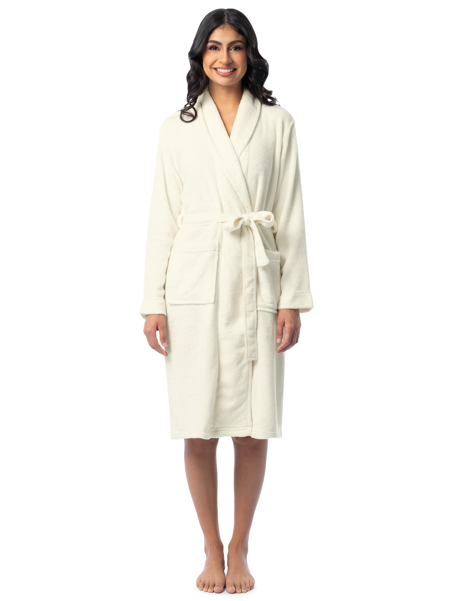 Fruit of the Loom Women's Beyond Soft Fleece Robe, Sizes XS/S-4X ...
