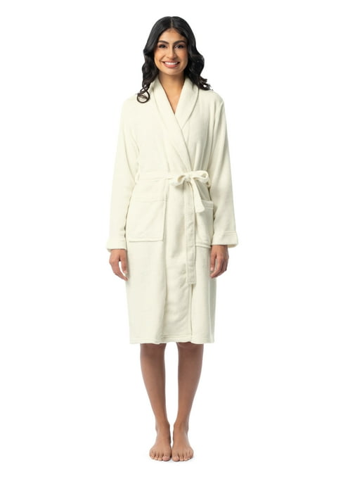 Lissome Women's and Women's Plus Size Waffle Knit Wrap Robe - Walmart.com