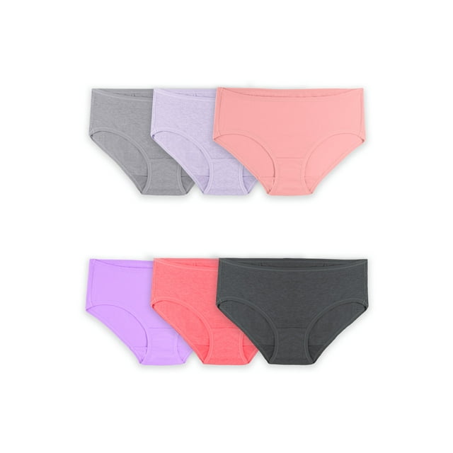 Fruit of the Loom Women's 360 Stretch Comfort Hipster Underwear, 6 Pack ...