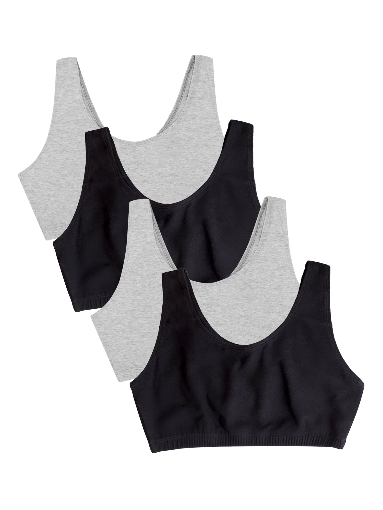 Fruit of the Loom Women's 360° Stretch Full Coverage Comfort Bras, 4 ...