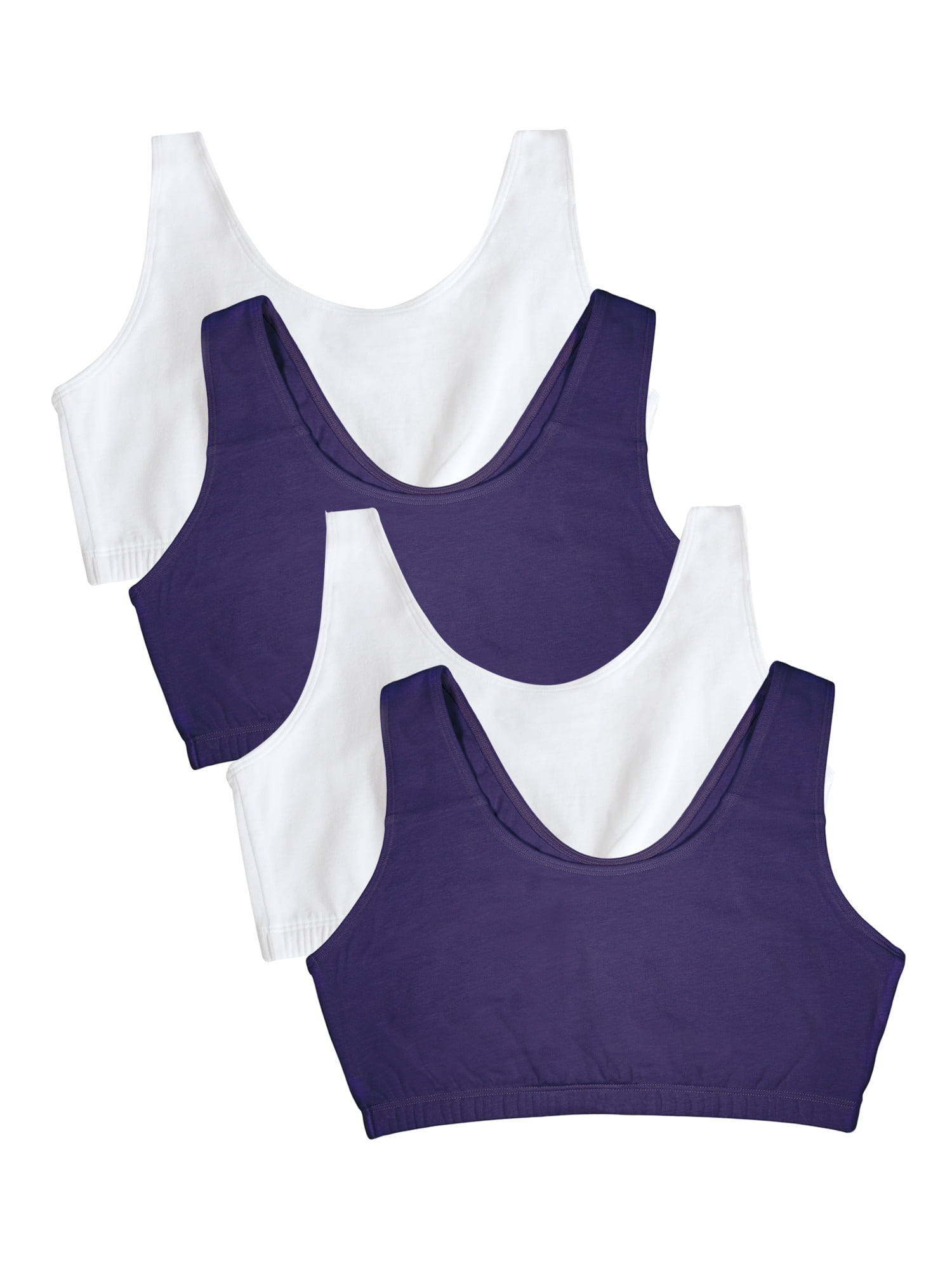 Fruit of the Loom Women's 360° Stretch Full Coverage Comfort Bras, 4 ...