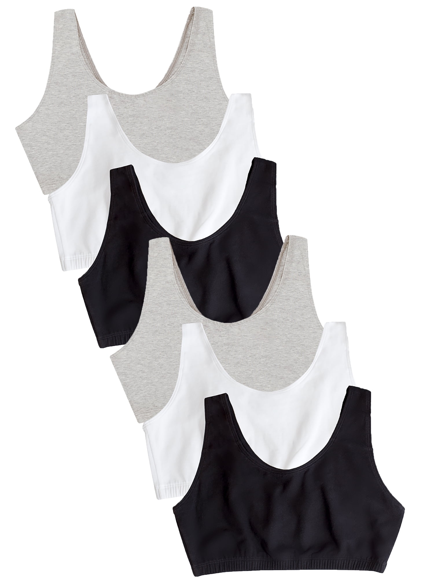 Fruit of the Loom Women's 360 Stretch Full Coverage Comfort Bras, 6 ...