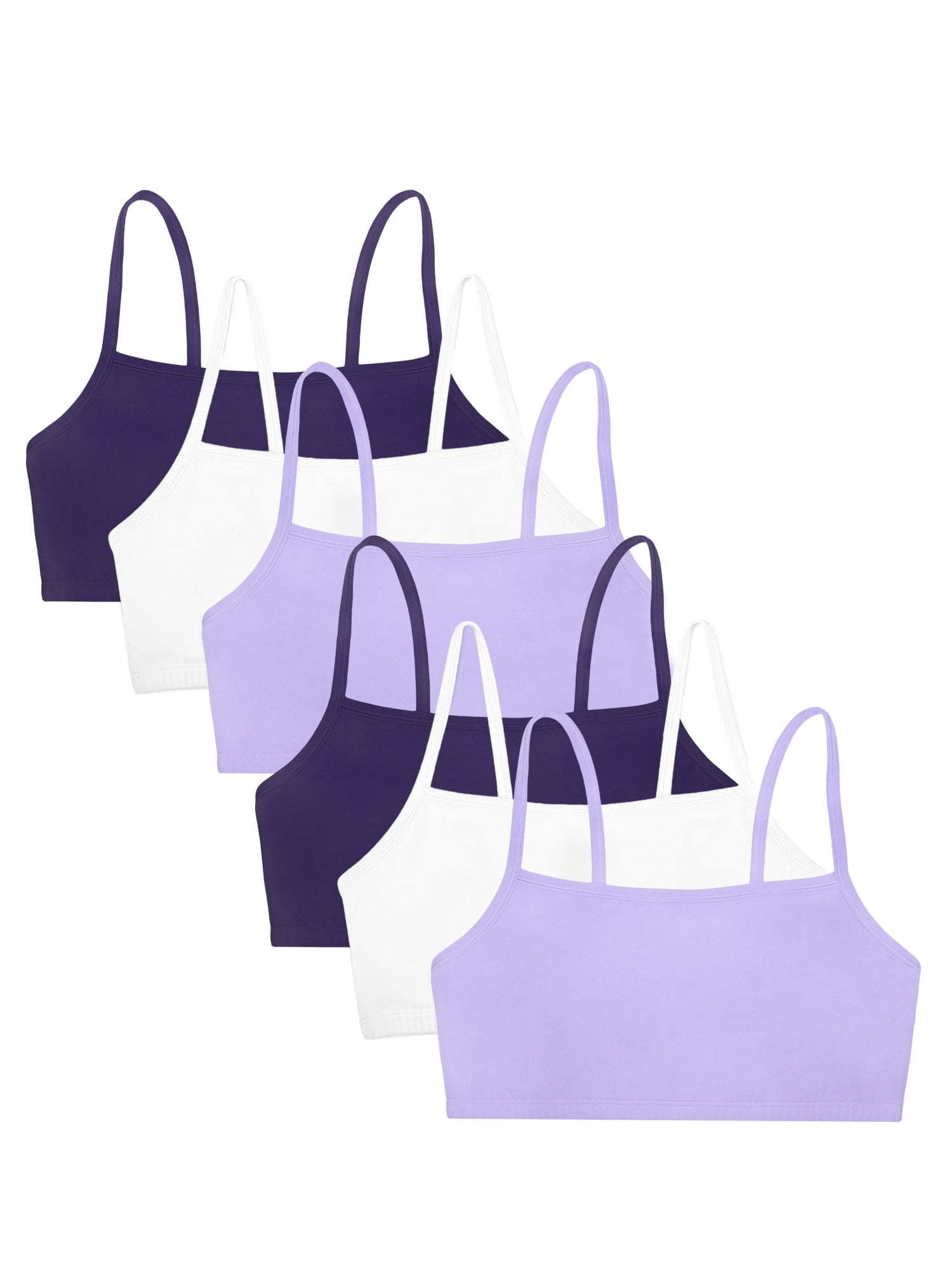Fruit of the Loom Women's 360 Stretch Strappy Racerback Comfort Bras, 6 ...