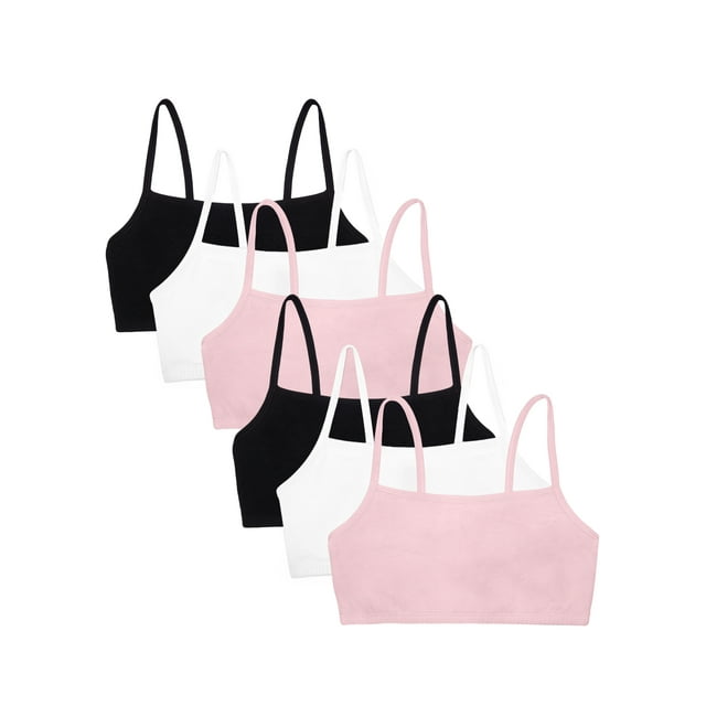 Fruit of the Loom Women's 360 Stretch Strappy Racerback Comfort Bras, 6 ...