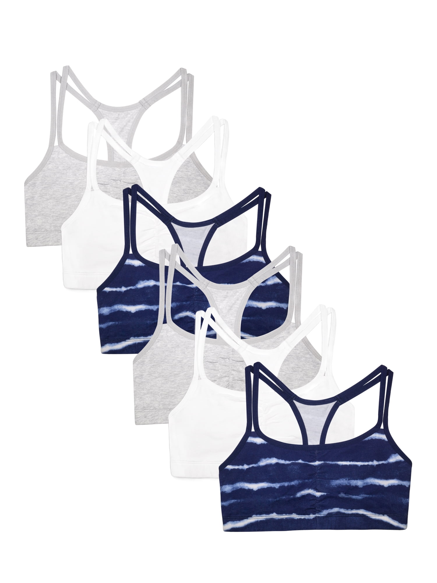 Fruit of the Loom Women's 360 Stretch Strappy Racerback Comfort Bras, 6 ...