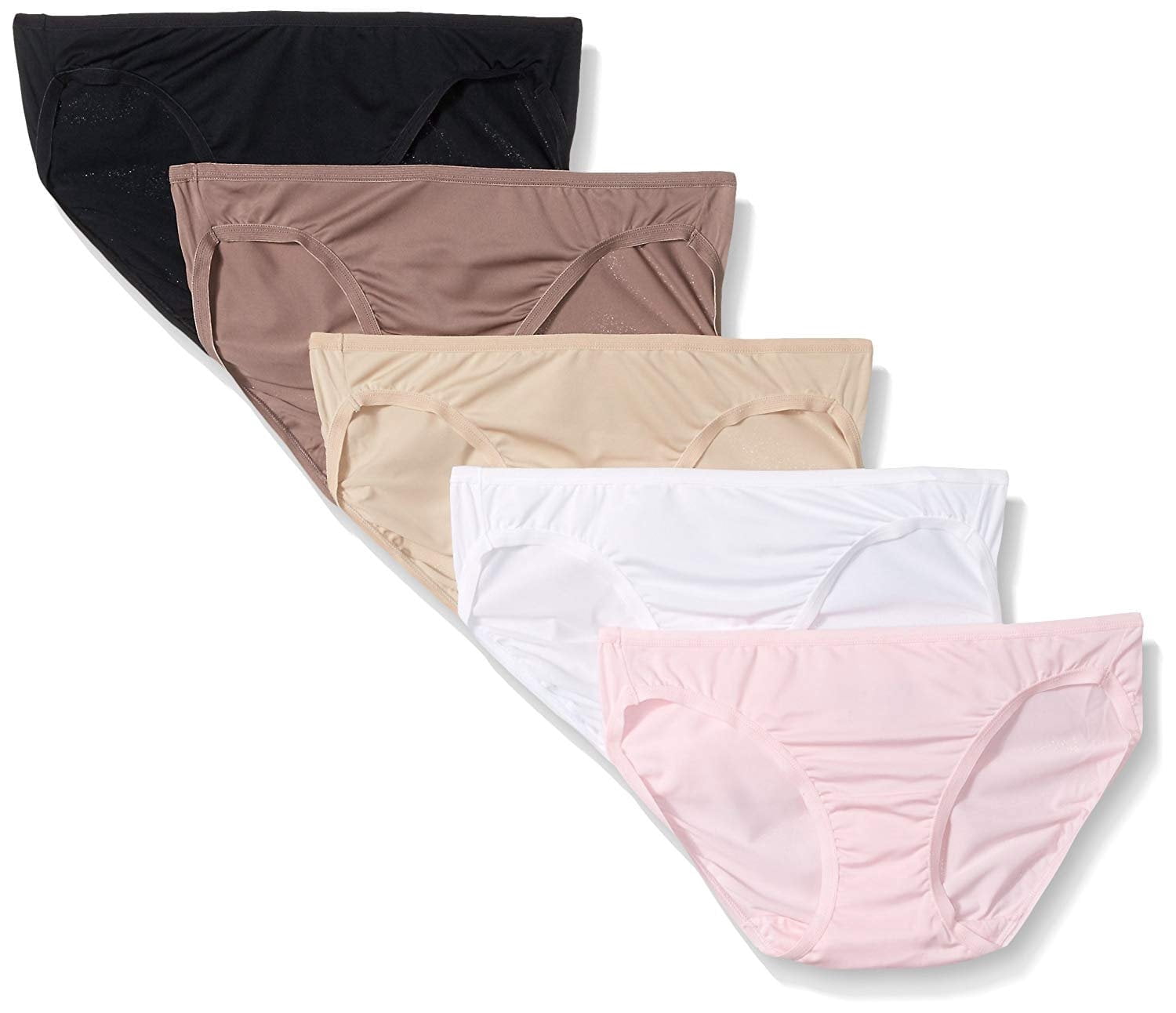 Women's Fruit Of The Loom 5DMF051 Assorted Microfiber Bikini Panties ...