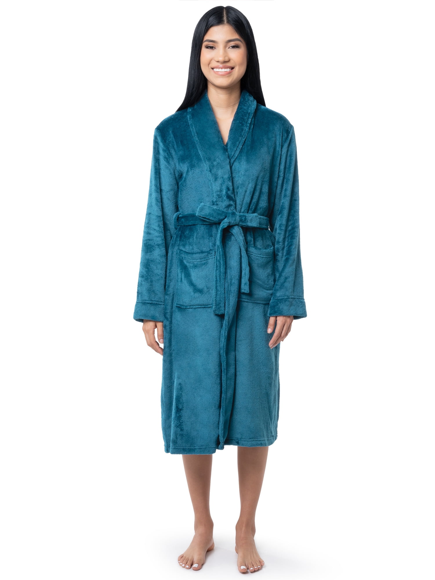 Fruit of the Loom Women's Beyond Soft Fleece Robe, Sizes XS/S-4X ...