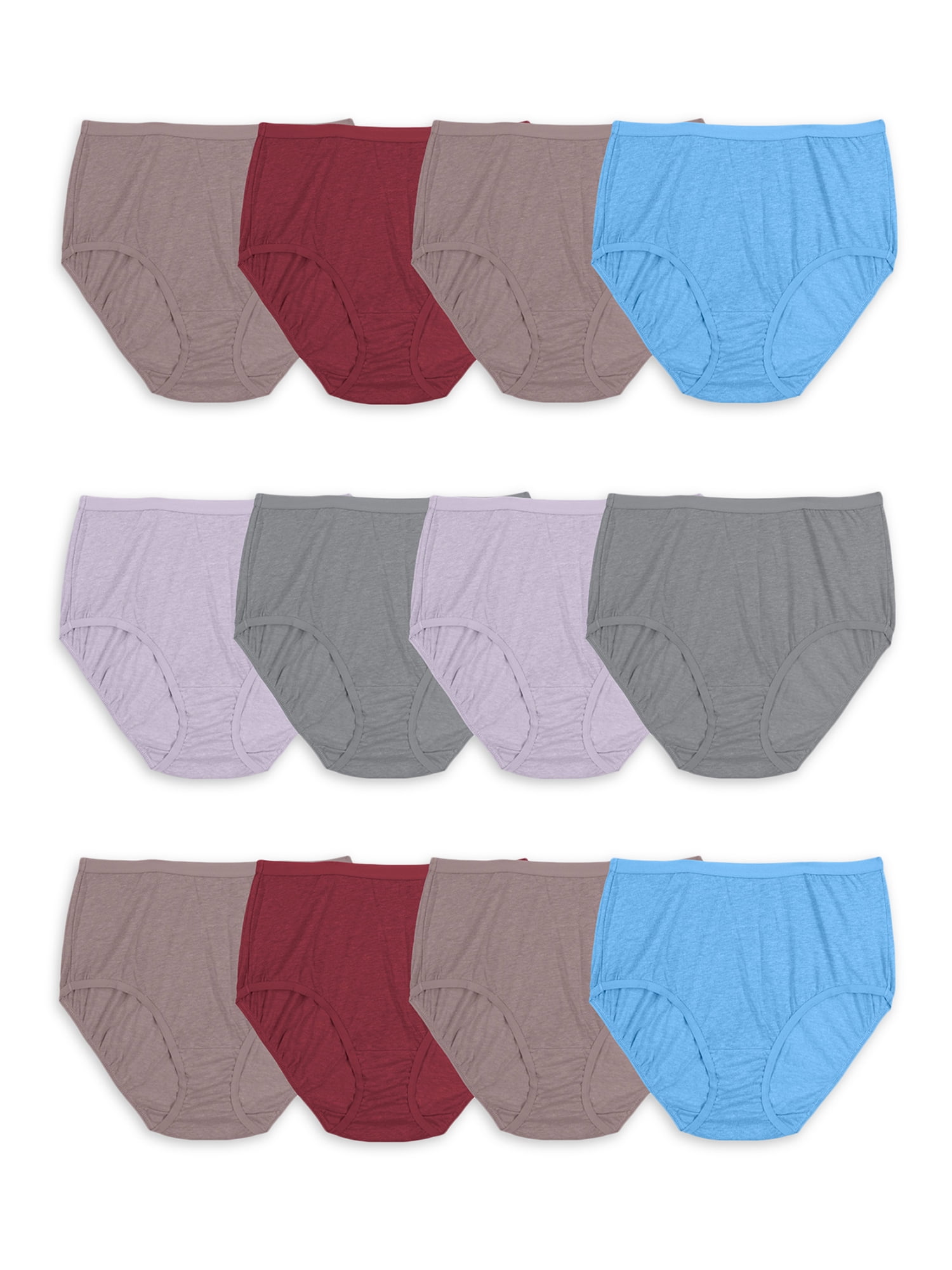 Fruit of the Loom Women's Beyondsoft Brief Underwear, 12-Pack - Walmart.com