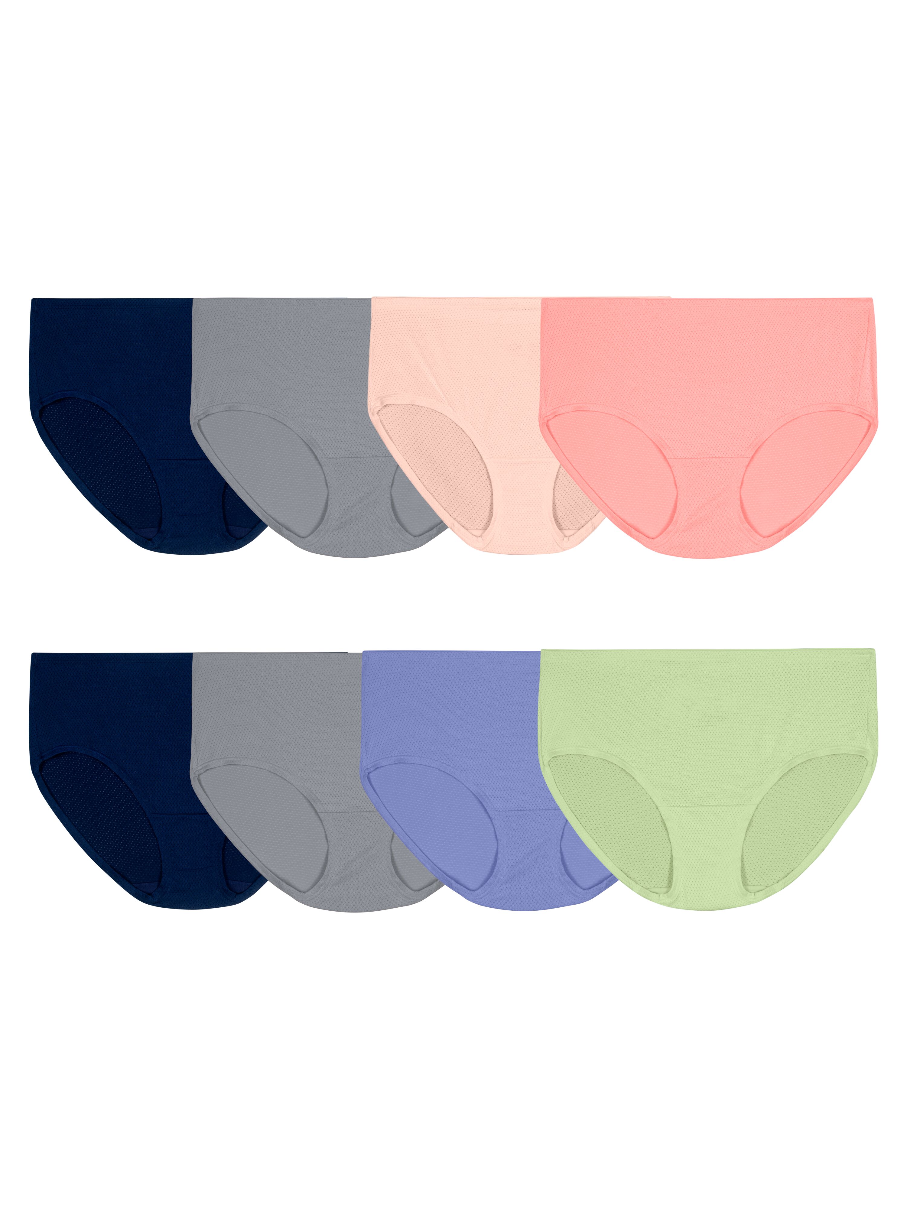 Hanes Girls' Cotton Low Rise Briefs, 10-Pack Assorted 1 8 - Walmart.com