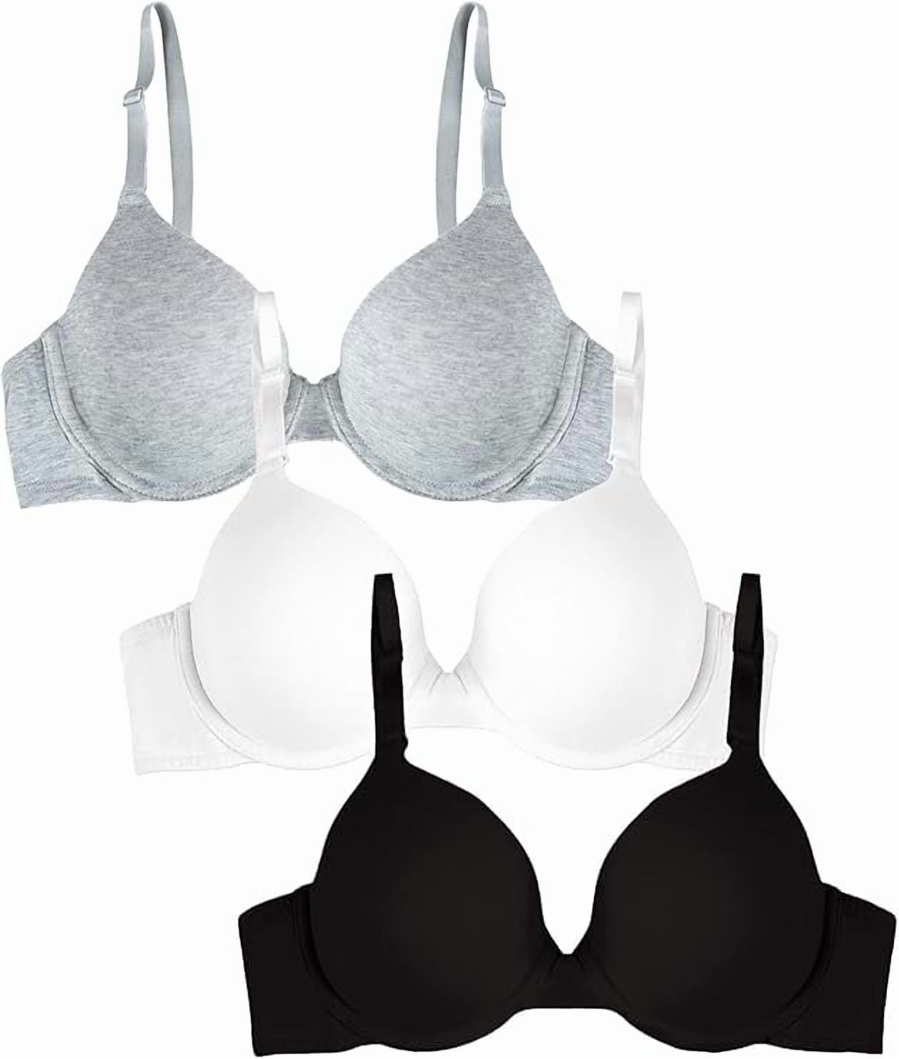 Fruit of the Loom Women's Cotton T-Shirt Bra, 3-Pack, FT797PK, Sizes ...
