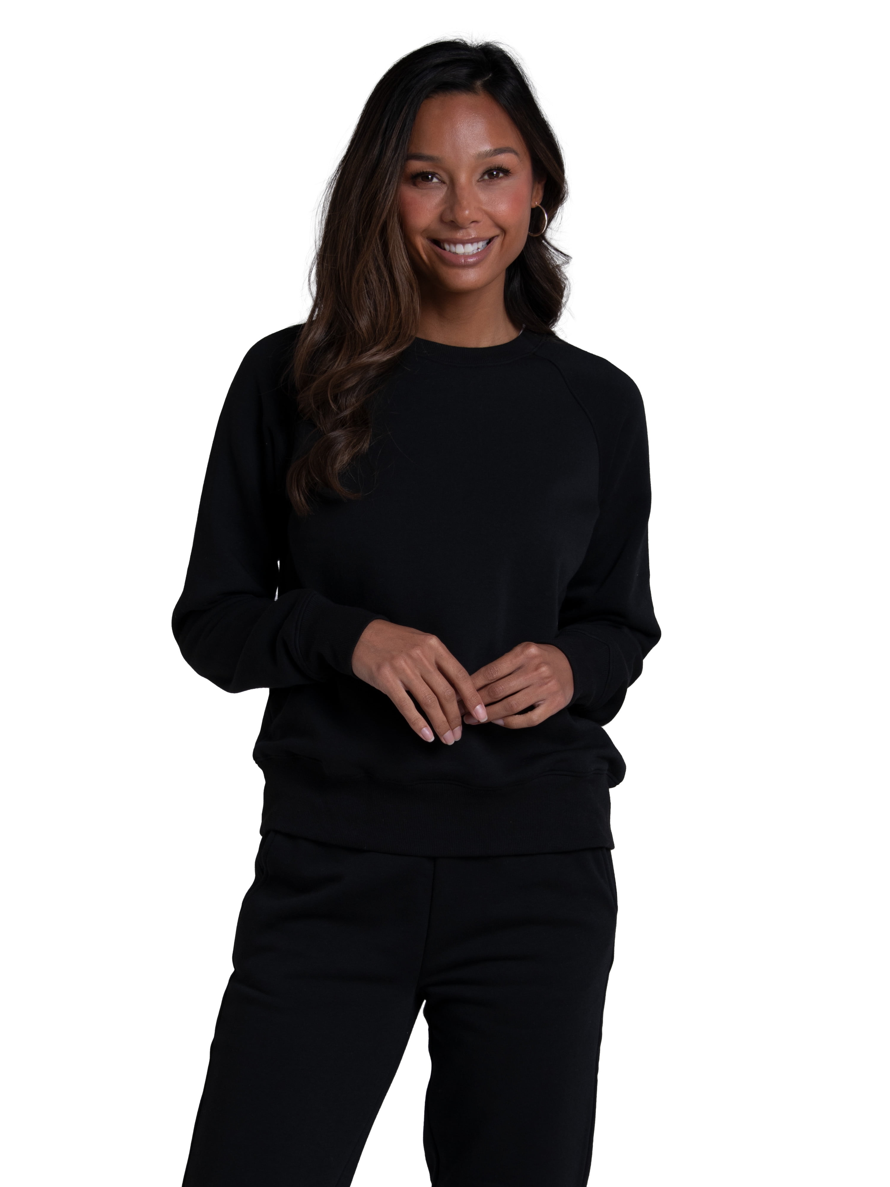Fruit of the Loom Women's Crafted Comfort Fleece Crew Sweatshirt, Sizes ...