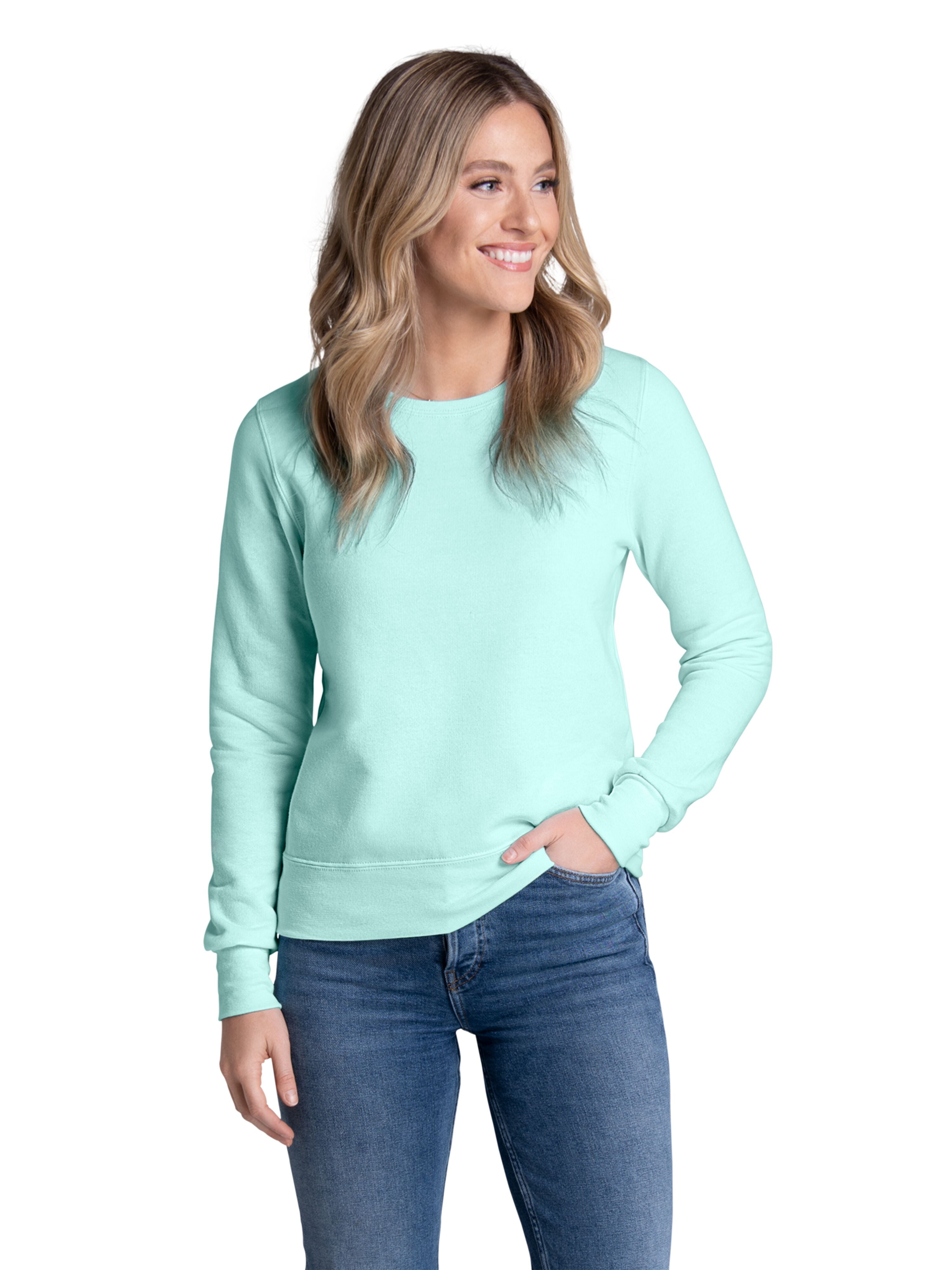 Fruit of the Loom women's Eversoft Fleece Crewneck Sweatshirt - Walmart.com