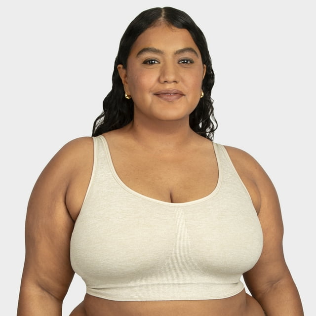 Fruit of the Loom Women's Fit for Me 360 Stretch Plus Size Supportive Seamless Bra - Walmart.com