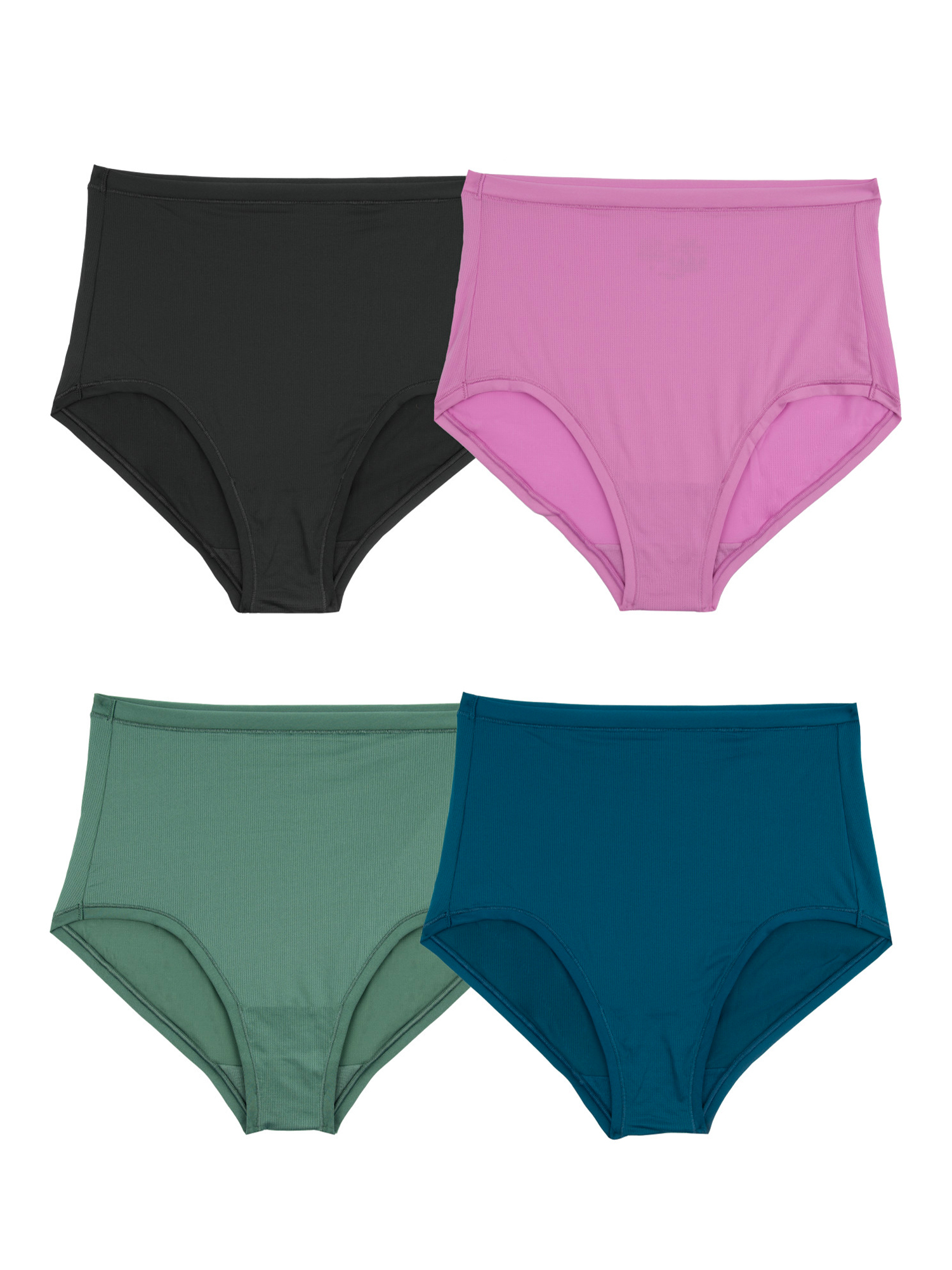 Fruit of the Loom Women's Microfiber Brief Underwear, 6 Pack - Walmart.com