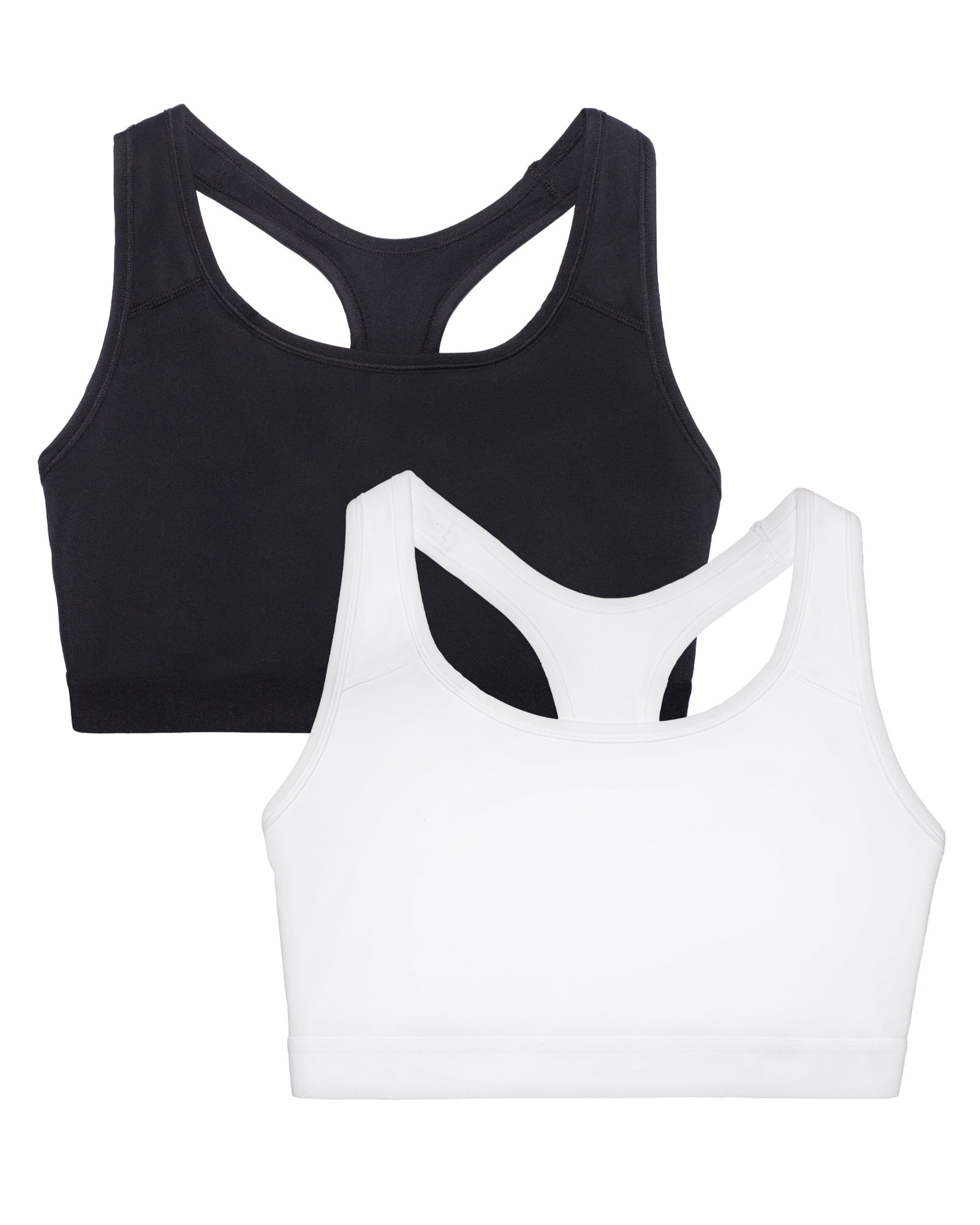 Fruit of the Loom Women's Medium Impact Sports Bras Supports Without ...
