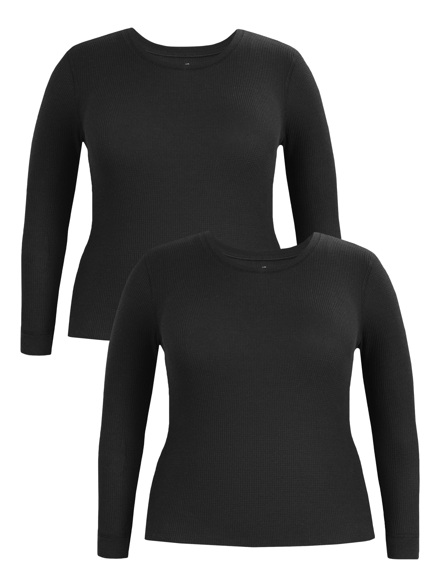 Fruit of the Loom Women's Recycled Waffle Thermal Top 2PK, Sizes XS-4XL ...