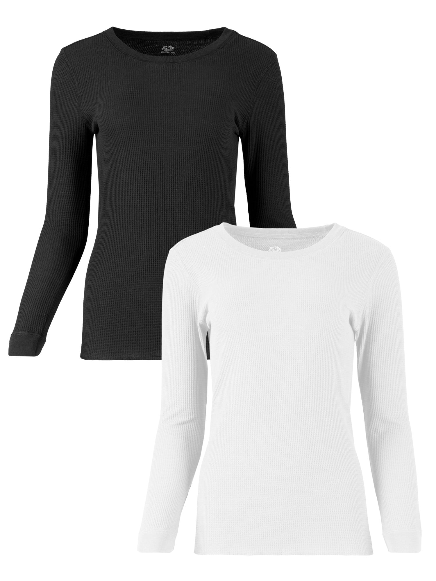 Fruit of the Loom Women's Recycled Waffle Thermal Top 2PK, Sizes XS-4XL ...