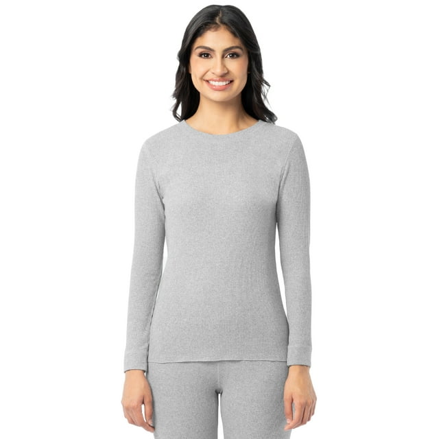 Fruit of the Loom Women's Recycled Waffle Thermal Top, Sizes XS-XXL ...