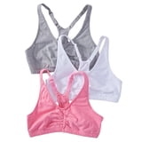 Fruit of the Loom Women's 3-Pack Racerback Sports Bra, Style-90011 ...