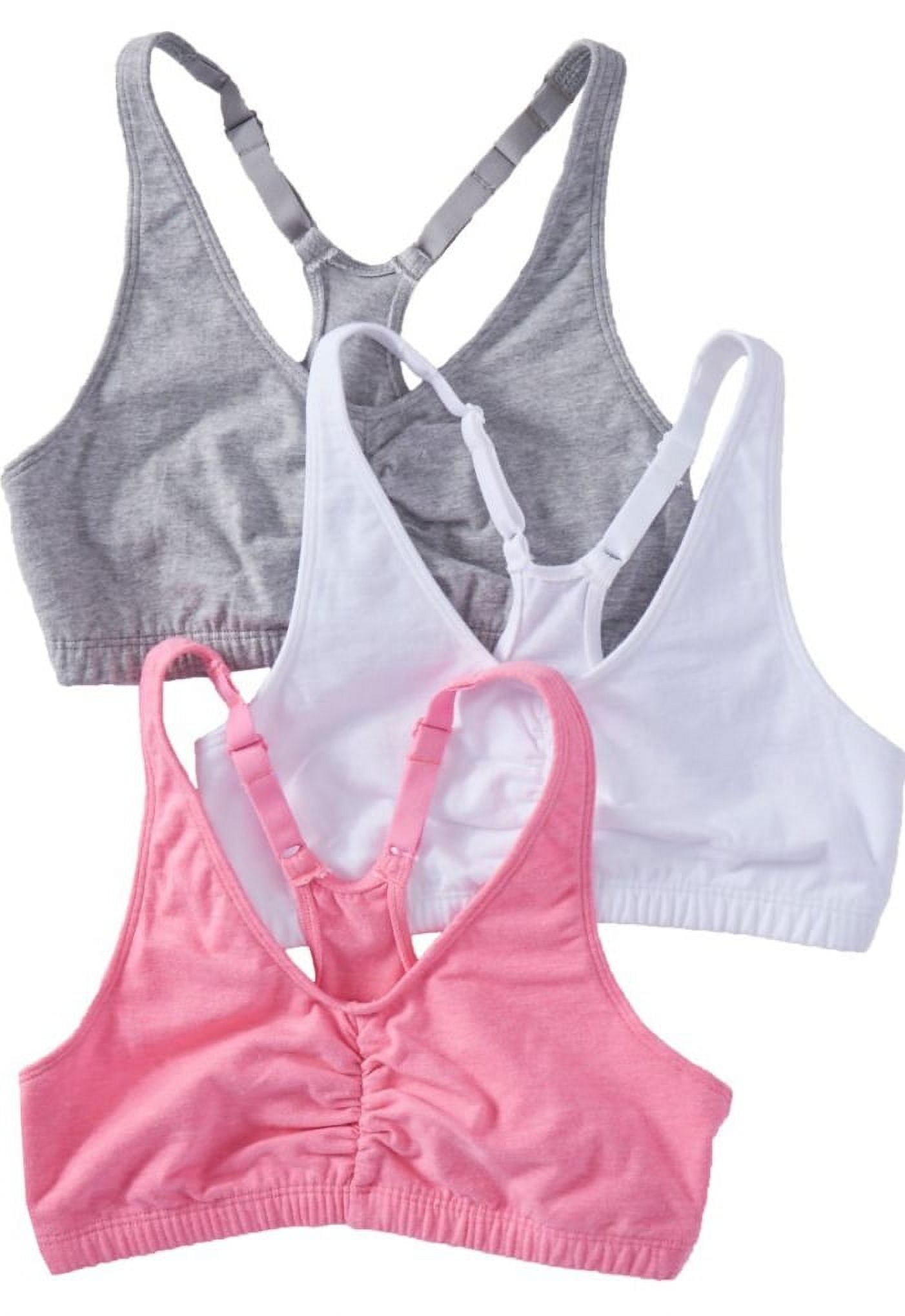 Fruit of the Loom Women's Shirred Front Racerback Sports Bra, Style ...
