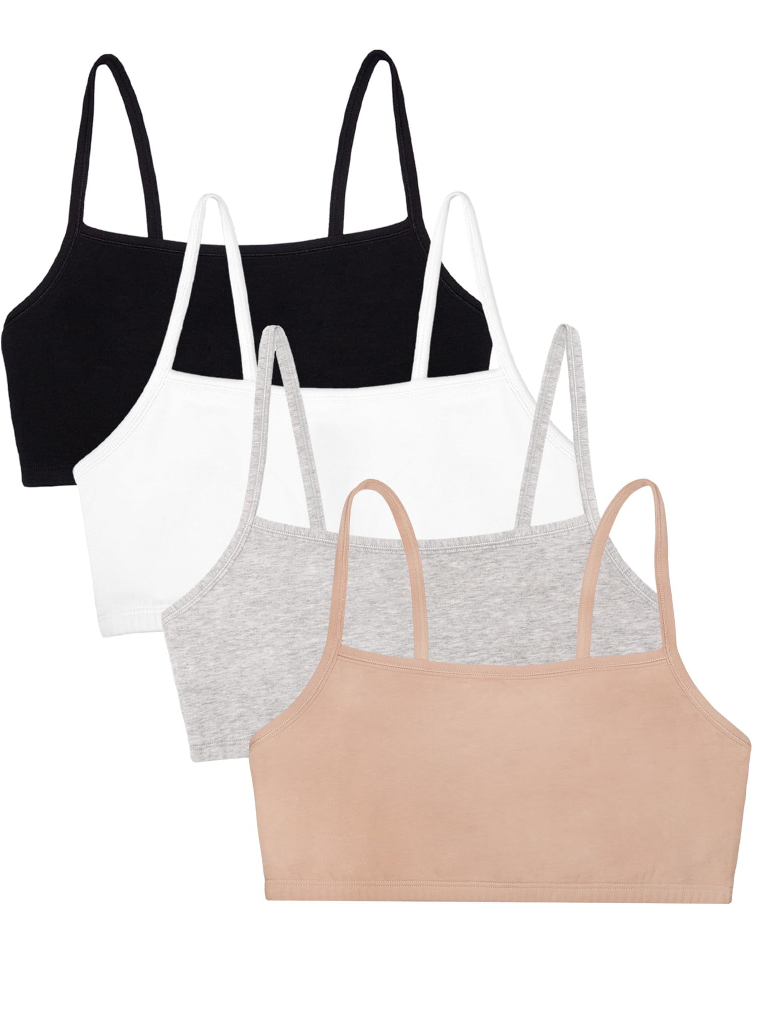 Fruit of the Loom Women's Spaghetti Strap Cotton Sports Bra - All-Day ...