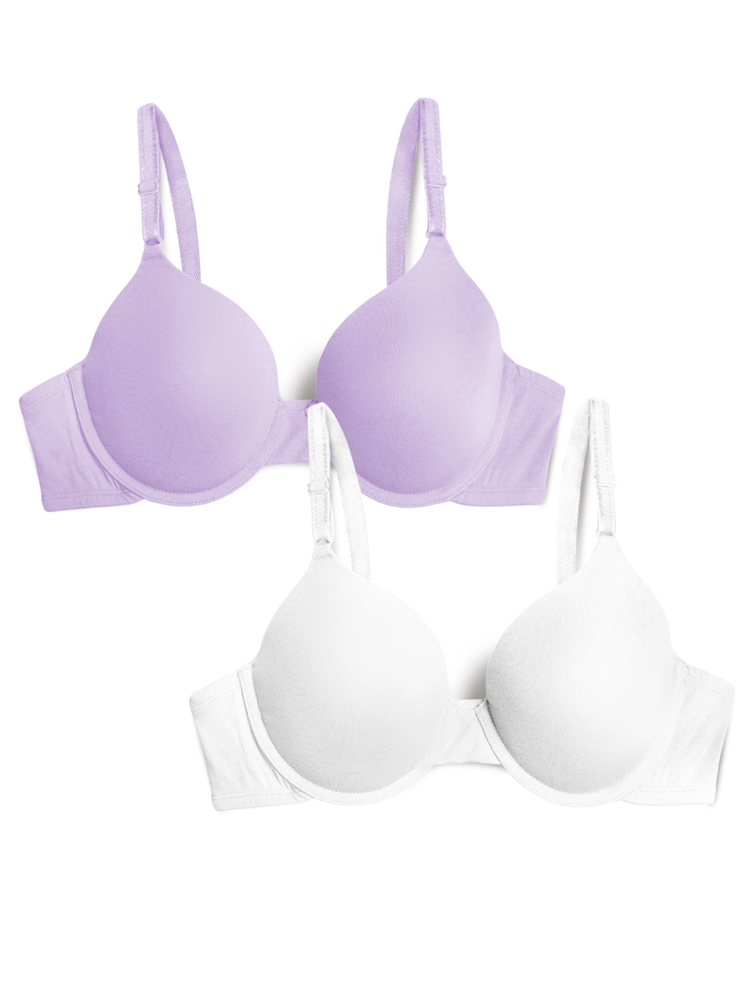 Fruit of the Loom Women's T-Shirt Bra 2 Pack, Style FT938, Sizes M to ...