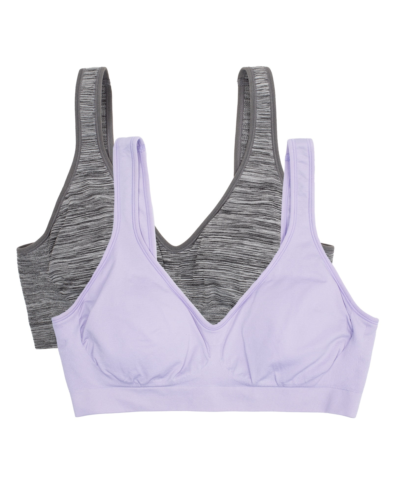 Fruit of the Loom Women's 2-Pack Wireless Seamless Bra - Walmart.com