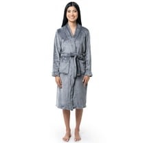 Lissome Women's and Women's Plus Size Waffle Knit Wrap Robe - Walmart.com