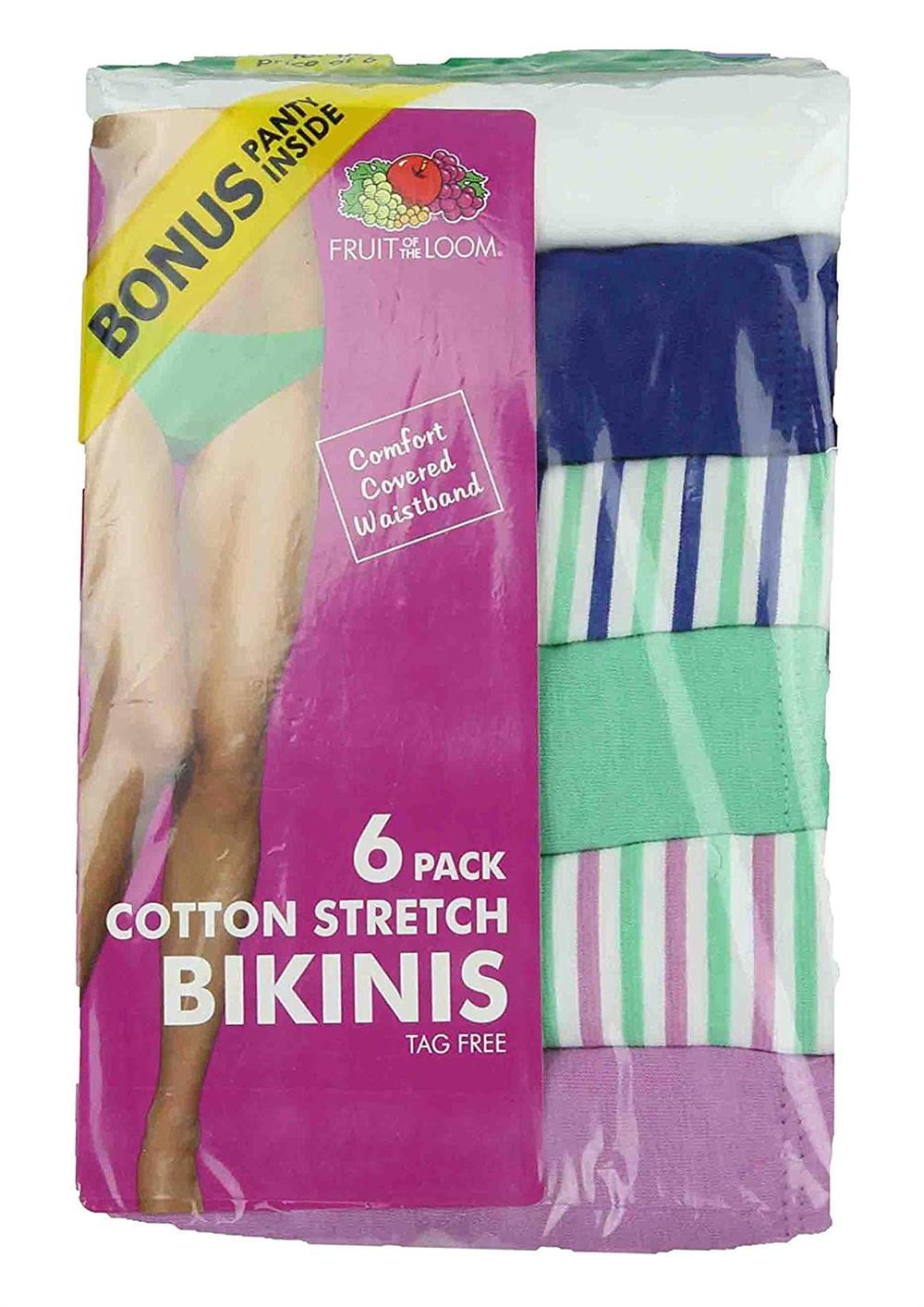 Fruit of the Loom Womens 6 Pack Assorted Panties Purple 2XL - Walmart.com