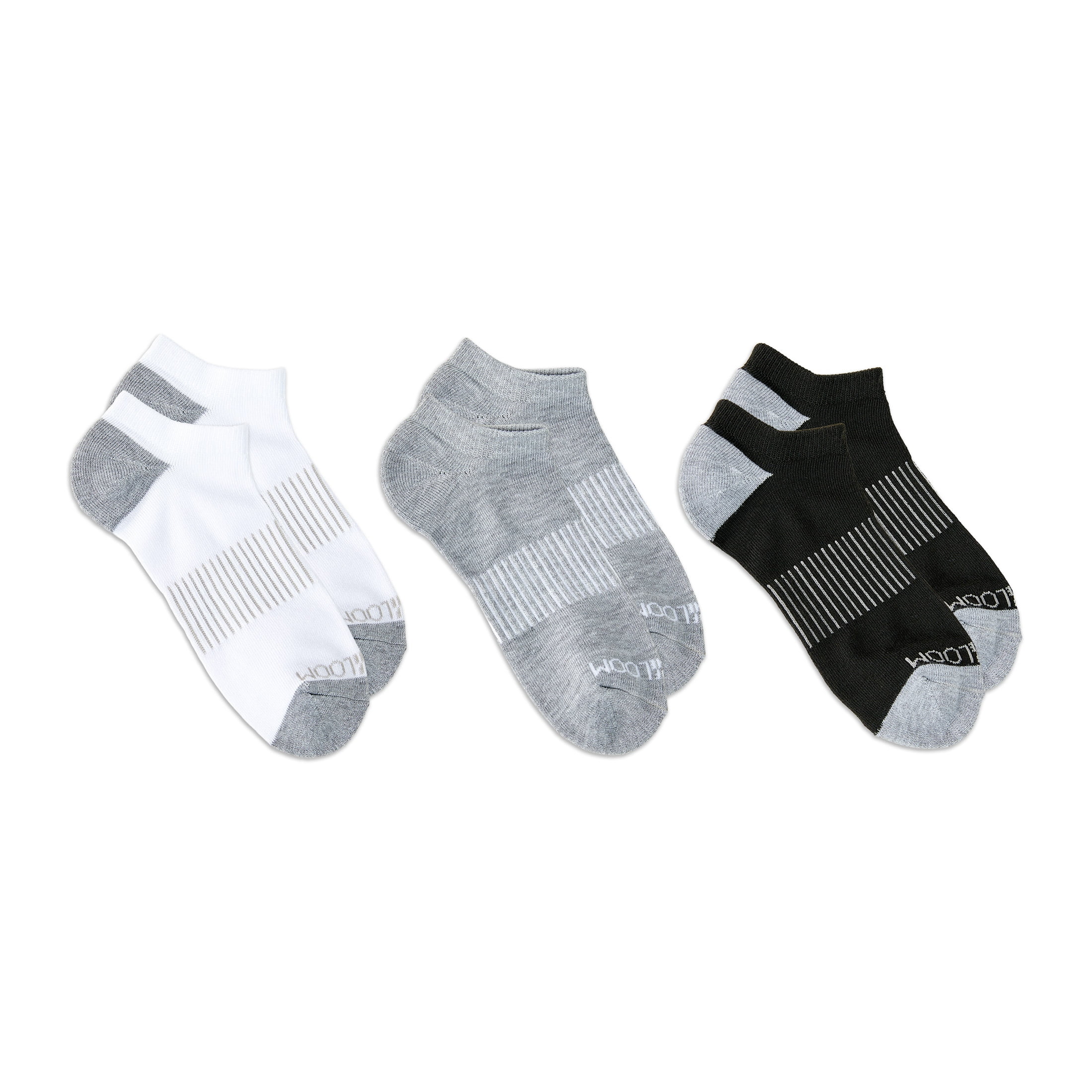 Fruit of the Loom Womens Value No-Show Socks, 3 Pack,Sock Sizes 4-10 - Walmart.com