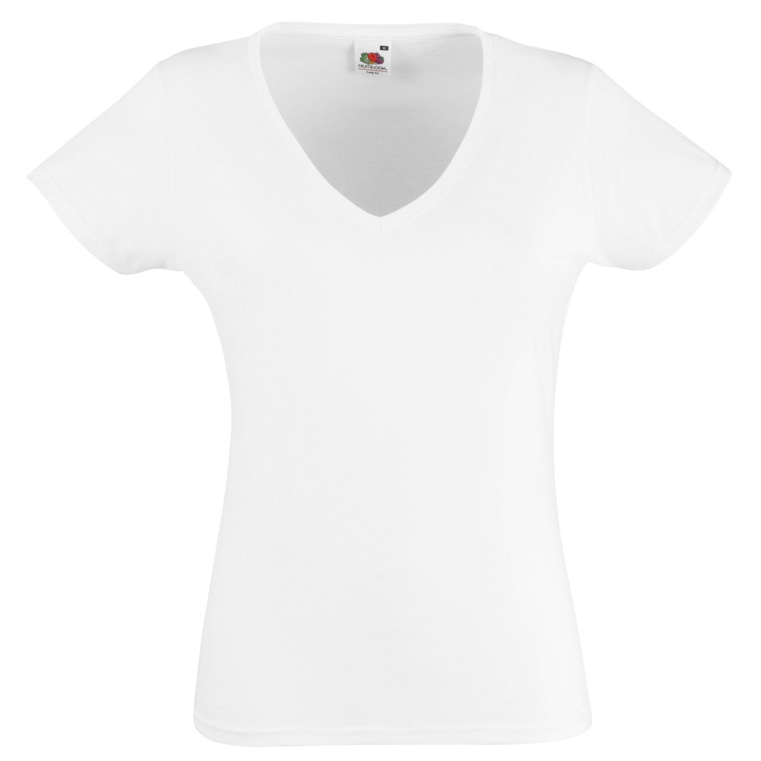 Fruit of the Loom Womens Valueweight V Neck Lady Fit T-Shirt - Walmart.com
