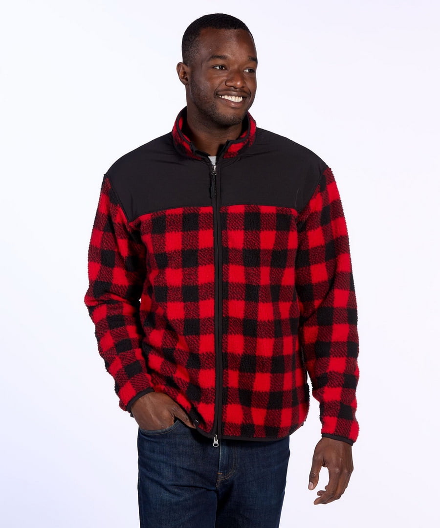 Boxercraft BM8102 Men's Everest Peak Jacket-Red black buffalo plaid-S ...