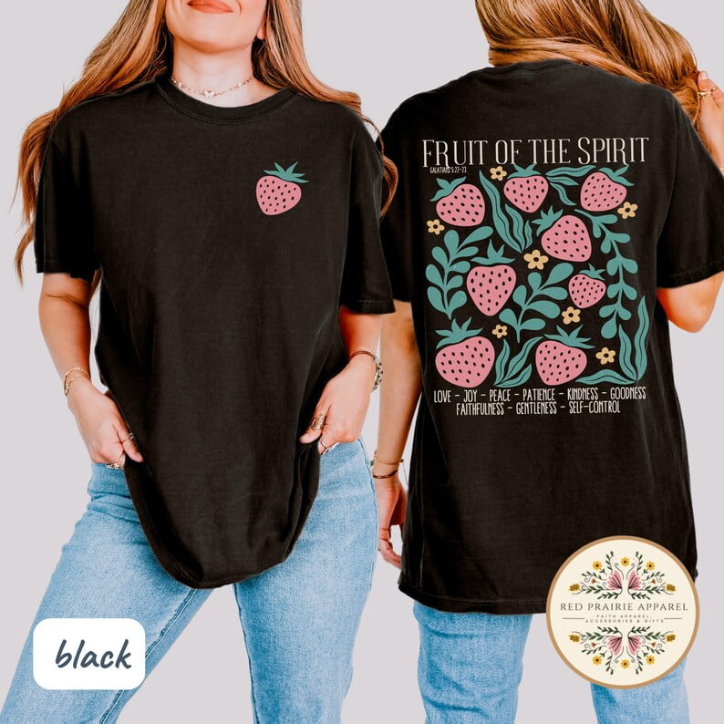 Fruit of the Spirit Christian Shirt Shirt Boho Christian Merch ...