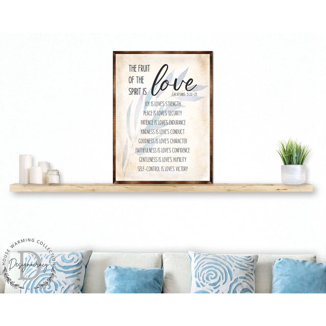 Fruit of the Spirit Sign | Wooden Christian sign | Verse sign ...